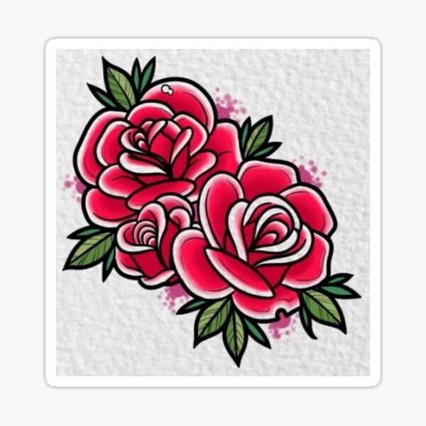 "Roses Mask" Sticker for Sale by rabeabanisalman | Redbubble