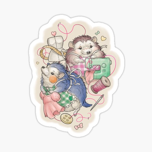 "Mabel and Sable" Sticker for Sale by hannah-rose-art | Redbubble