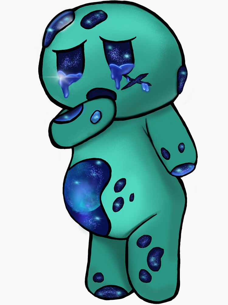 "Sad Blues " Sticker for Sale by RayStell | Redbubble