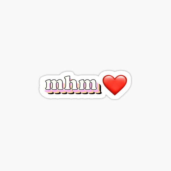 Pegatina «mhm heart emoji tiktok comentario» de amadislegit | Redbubble