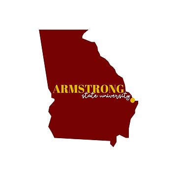 "Armstrong State University" Sticker for Sale by tyrabryant | Redbubble