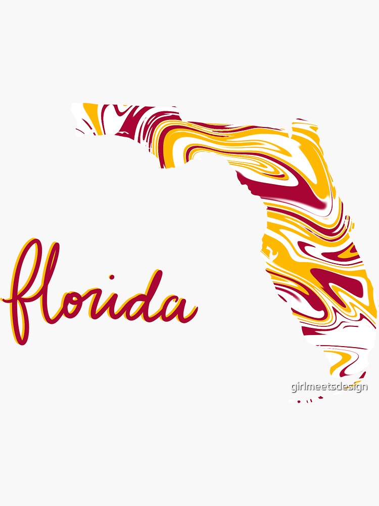 "Florida Sticker Pack" Sticker for Sale by girlmeetsdesign | Redbubble