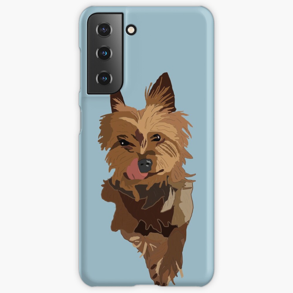Stürmischer Hund Samsung Galaxy Handyhülle Von Ahopkin15 Redbubble