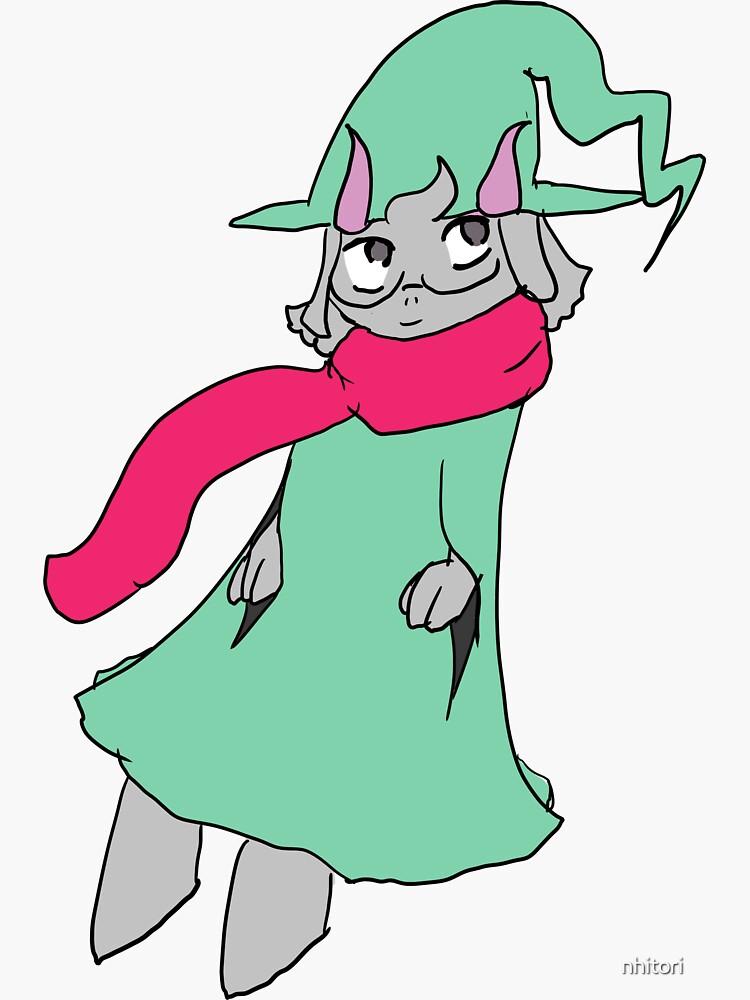 "Deltarune Light Ralsei Chibi Sticker, Pin, + Others" Sticker for Sale ...