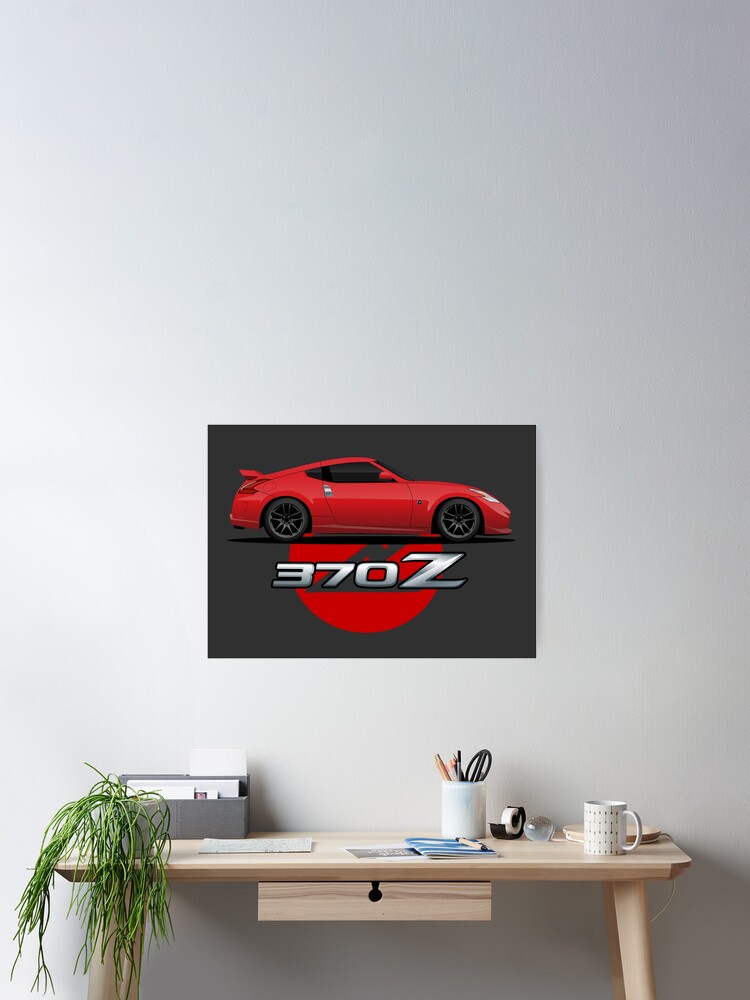 "370Z Z34" Poster for Sale by AutomotiveArt | Redbubble