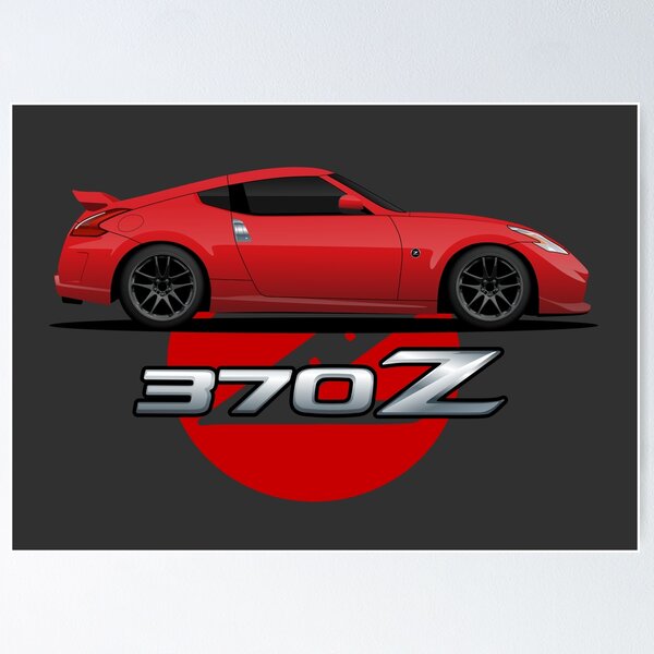 "370Z Z34" Poster for Sale by AutomotiveArt | Redbubble