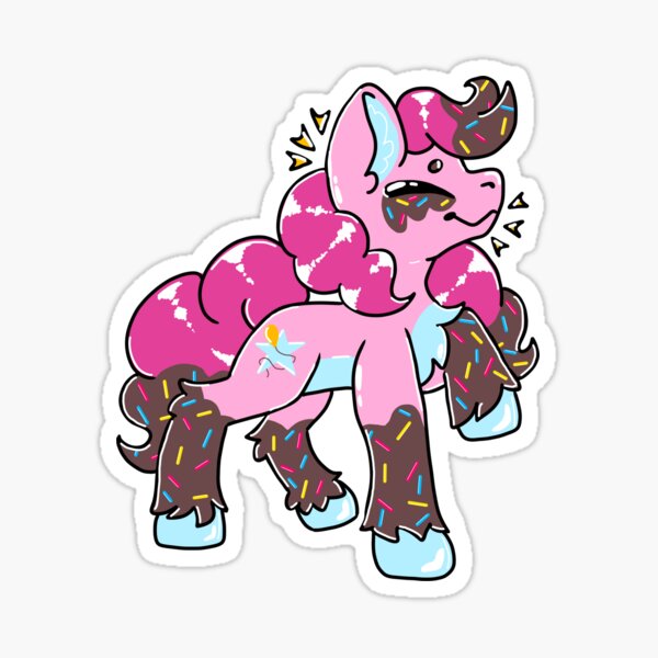 "Pinkie pie" Sticker by MegDaPerson | Redbubble