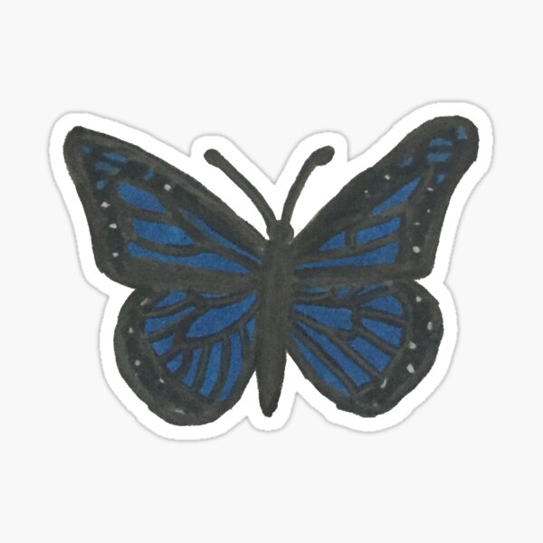 "vsco butterfly " Sticker by zohalzia | Redbubble