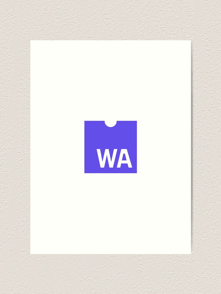 "web assembly logo" Art Print for Sale by Jeangel97 | Redbubble