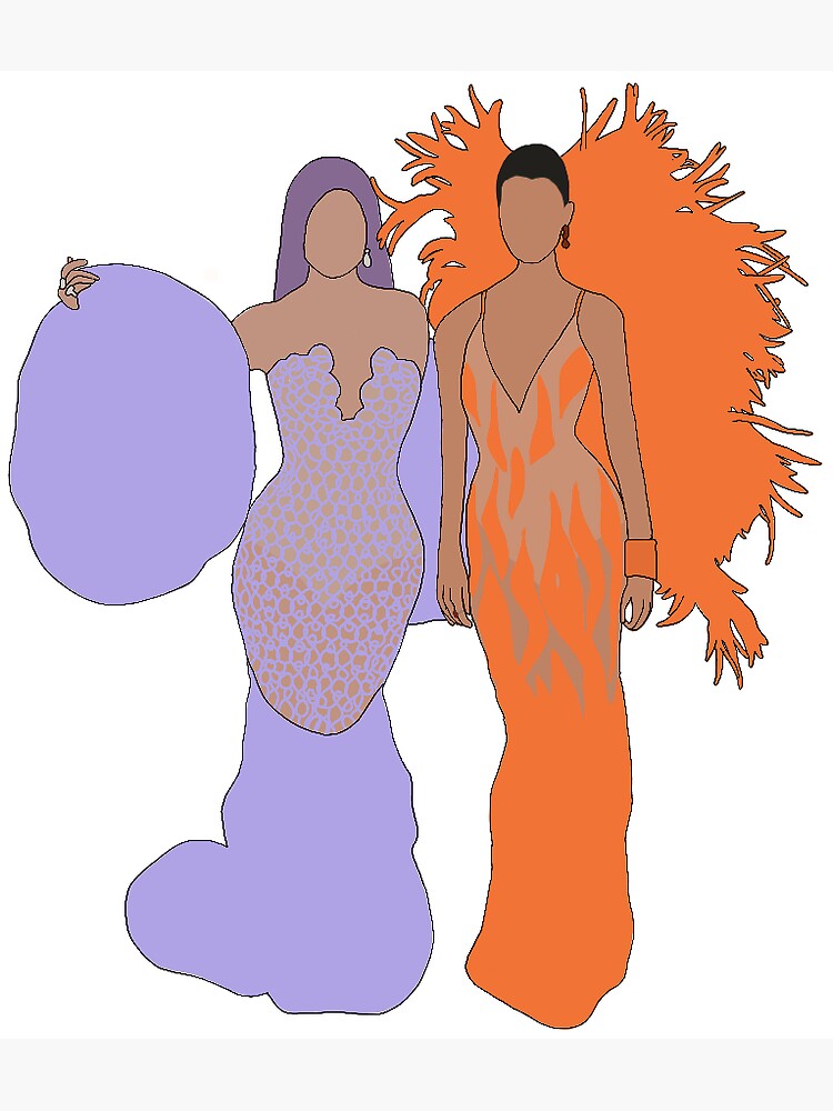 "kendall and kylie met gala outline" Sticker for Sale by maeveroarty ...