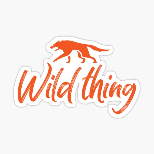 Wolf Wild Thing Stickers | Redbubble