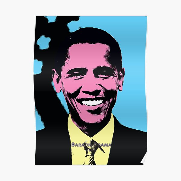 Poster « Barack Obama avec Andy Warhol Pop Art Style », par ...