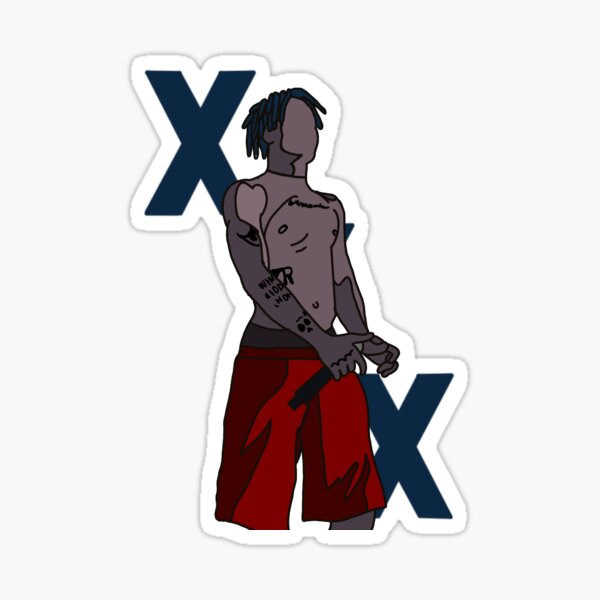 "XXXTentacion" Sticker by alexahenry99 | Redbubble