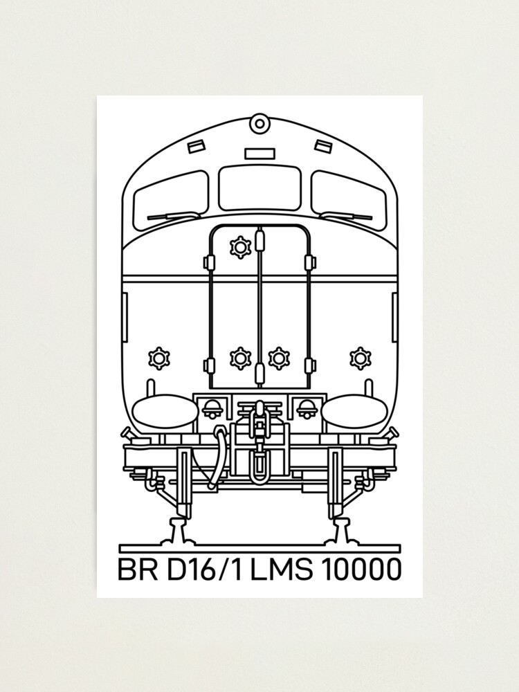 "LMS 10000 British Rail D16/1 Prototype Diesel Locomotive Train ...
