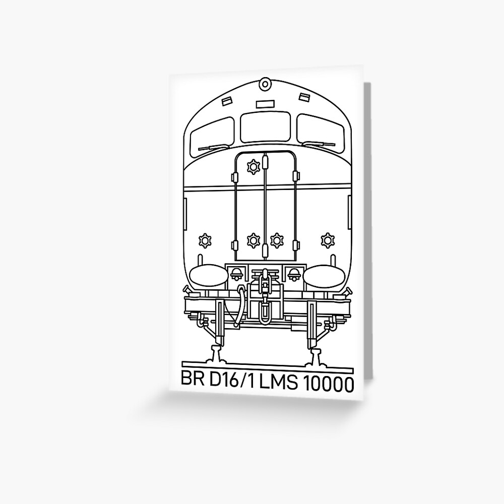 "LMS 10000 British Rail D16/1 Prototype Diesel Locomotive Train ...