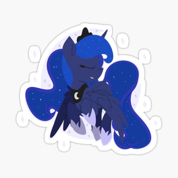 "Princess luna" Sticker by TwitterShy | Redbubble