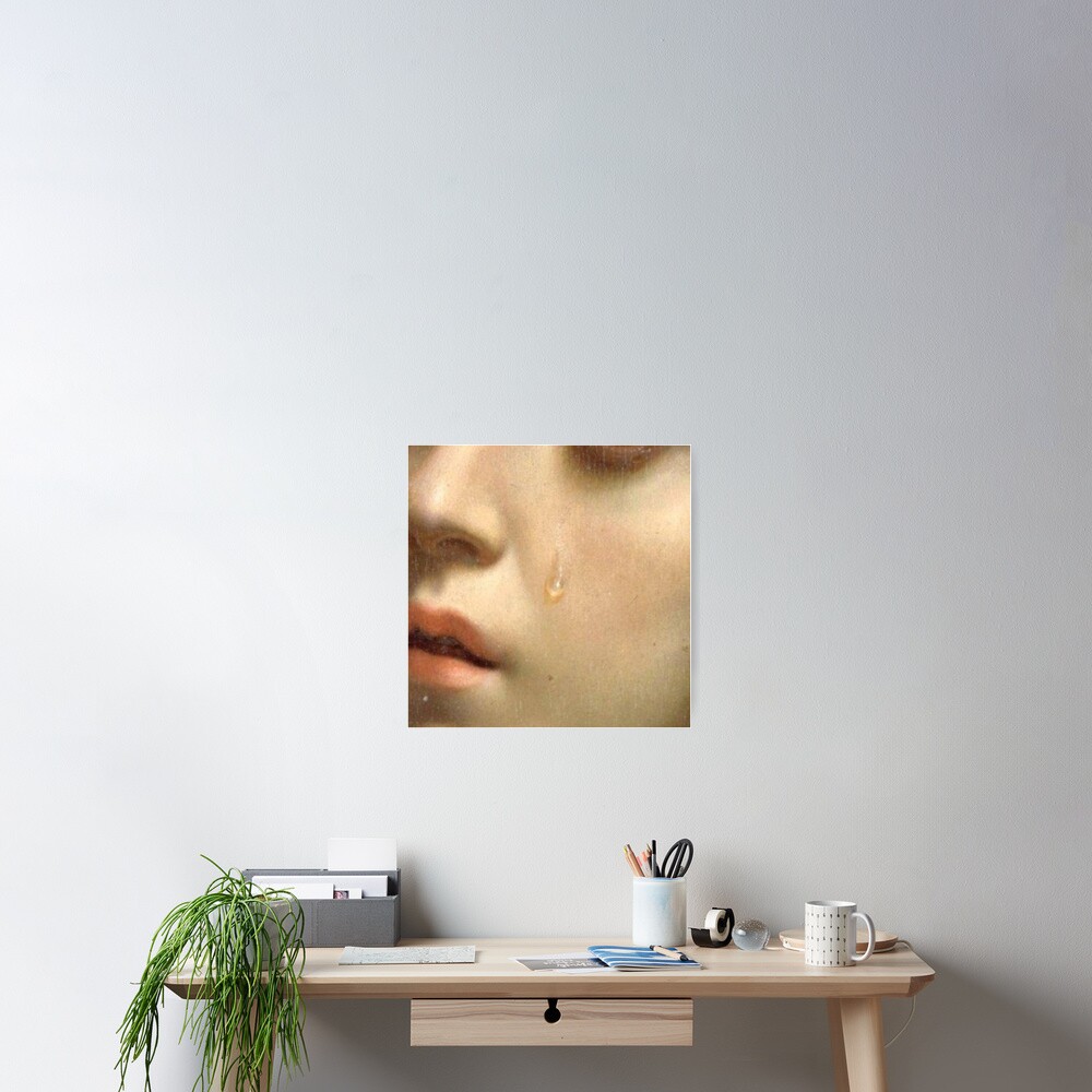 "Aesthetic Tear Painting" Poster by EtherealAmour | Redbubble
