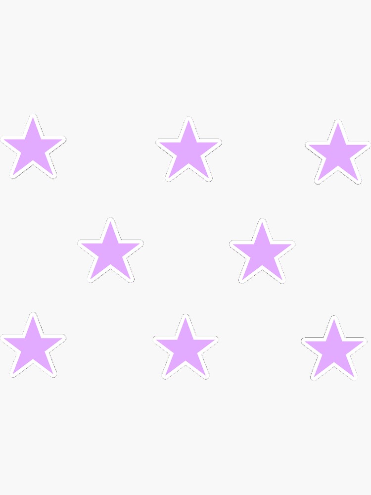 "purple star sticker pack" Sticker for Sale by sncstudios | Redbubble