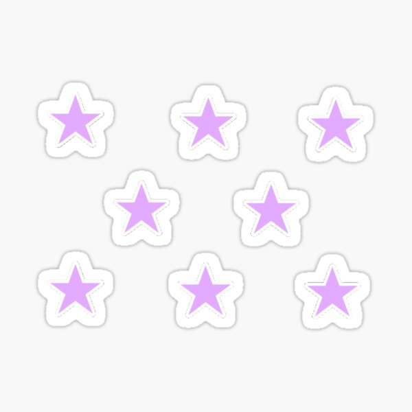 "purple star sticker pack" Sticker for Sale by sncstudios | Redbubble