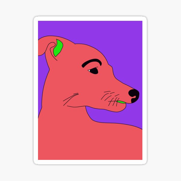 "Pop Art Iggy 4" Sticker for Sale by LaughingStars | Redbubble