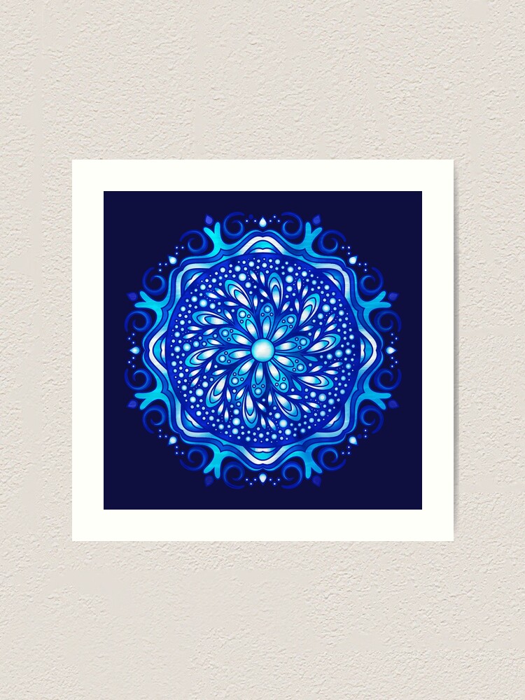 "Water Element Mandala" Art Print for Sale by serenaking | Redbubble