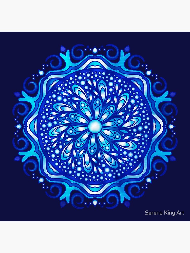 "Water Element Mandala" Art Print for Sale by serenaking | Redbubble
