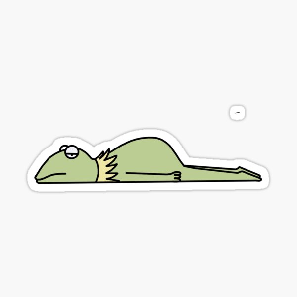 "Kermit the Frog Sticker" Sticker by lindsayn3 | Redbubble