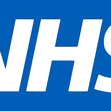 "NHS Logo with blue background" Poster for Sale by CultWear85 | Redbubble