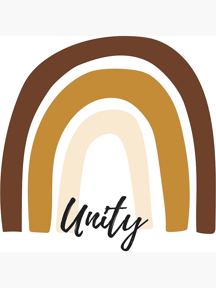 "The Unity Rainbow" Poster by HeartEqualHeart | Redbubble