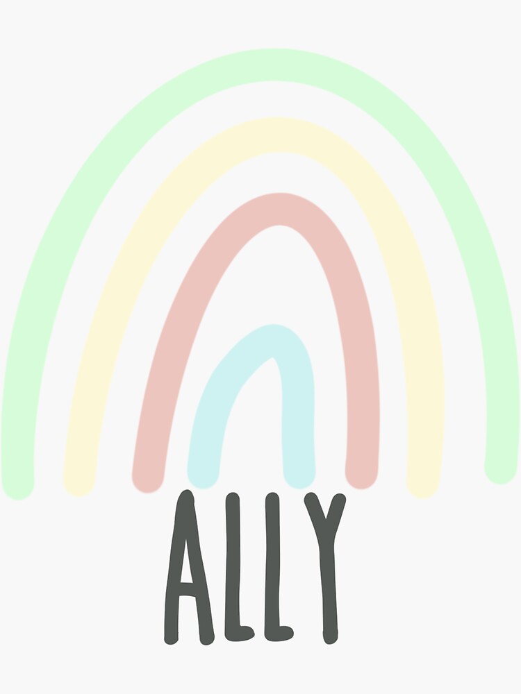 "Ally Sticker" Sticker by kendra1218 | Redbubble