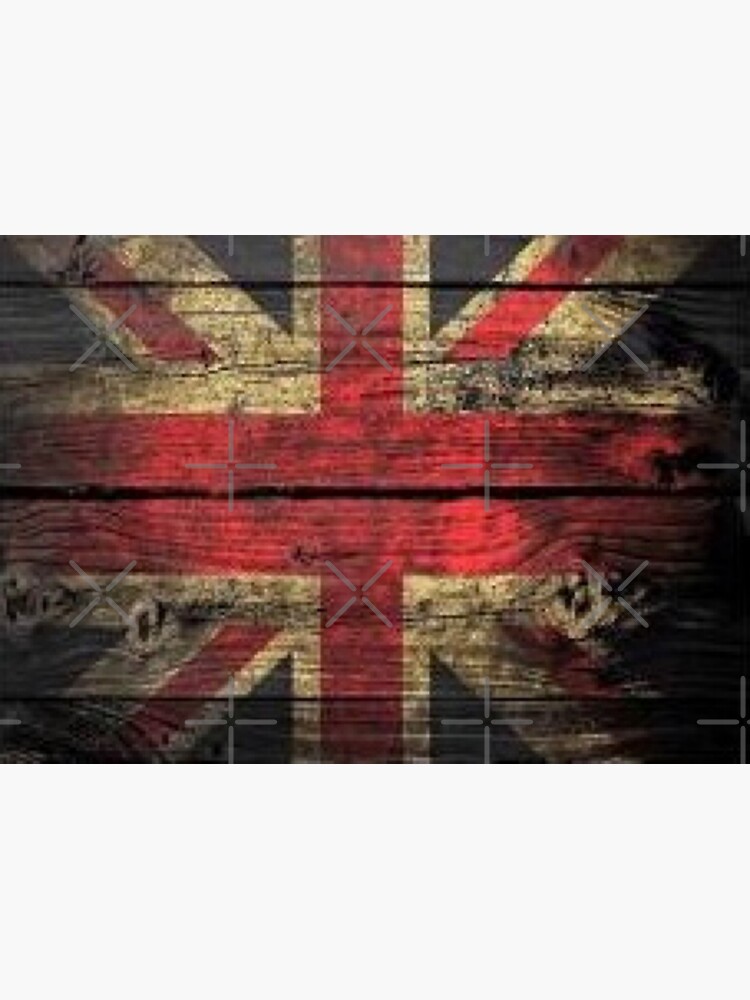"Union Jack Distressed Steampunk" Sticker by DIQDESIGN | Redbubble