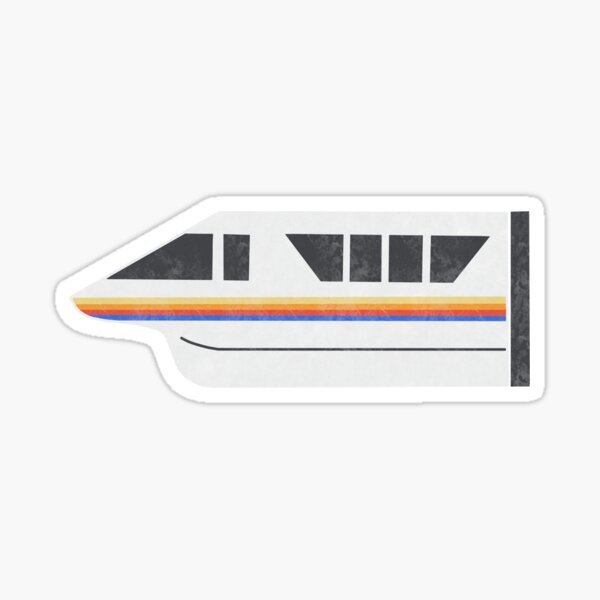 "Monorail" Sticker for Sale by jess-enchanted | Redbubble
