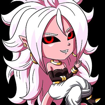 "chibi_android_21" Sticker by Phosphobos | Redbubble