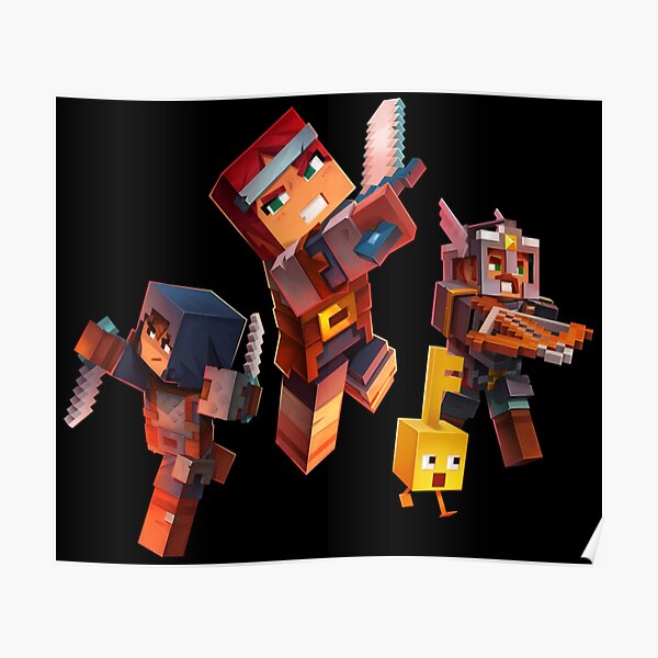 Minecraft Dungeons Posters | Redbubble