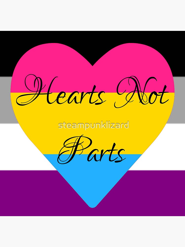 "Panromantic Asexual" Sticker for Sale by steampunklizard | Redbubble