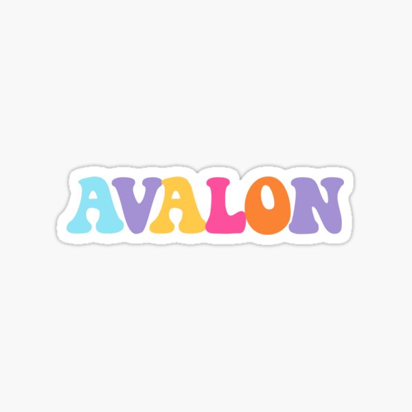 "Avalon, NJ sticker " Sticker for Sale by hannahhhmack | Redbubble