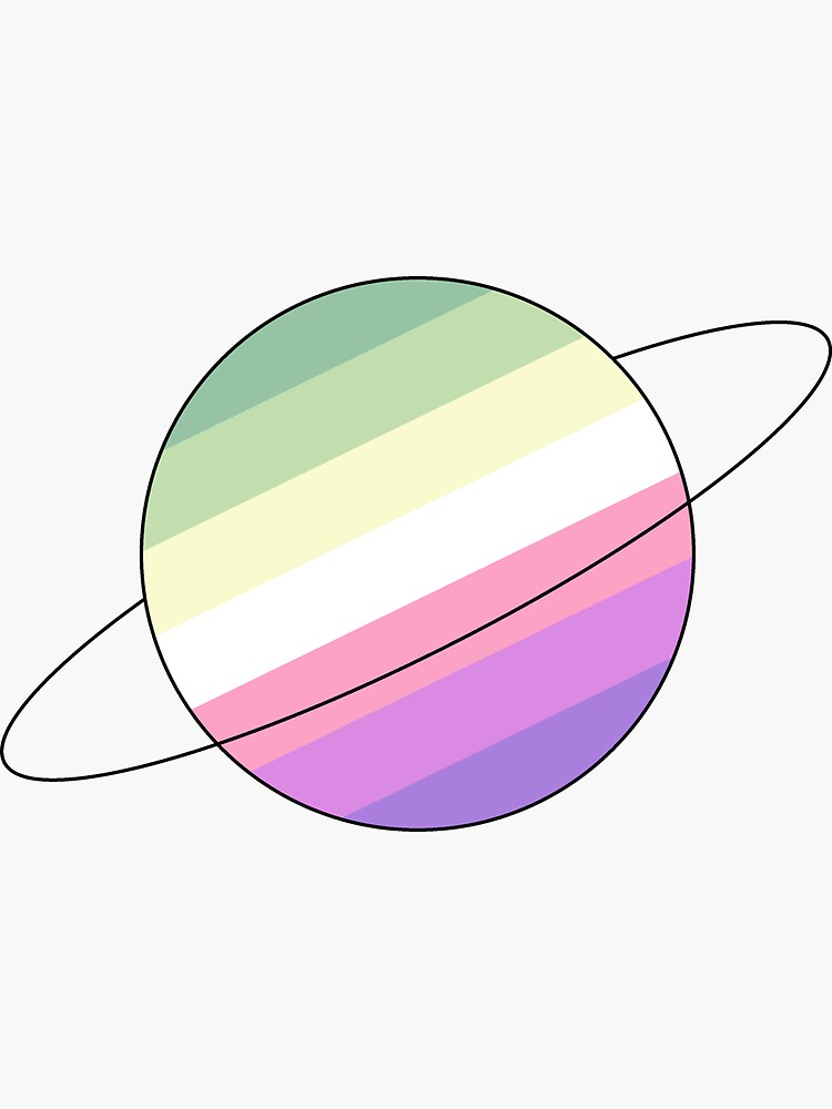 "Genderfae - Design 3" Sticker for Sale by Pride-Planets | Redbubble