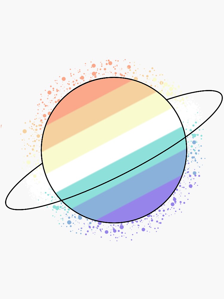 "Genderfaunet - Design 1" Sticker for Sale by Pride-Planets | Redbubble