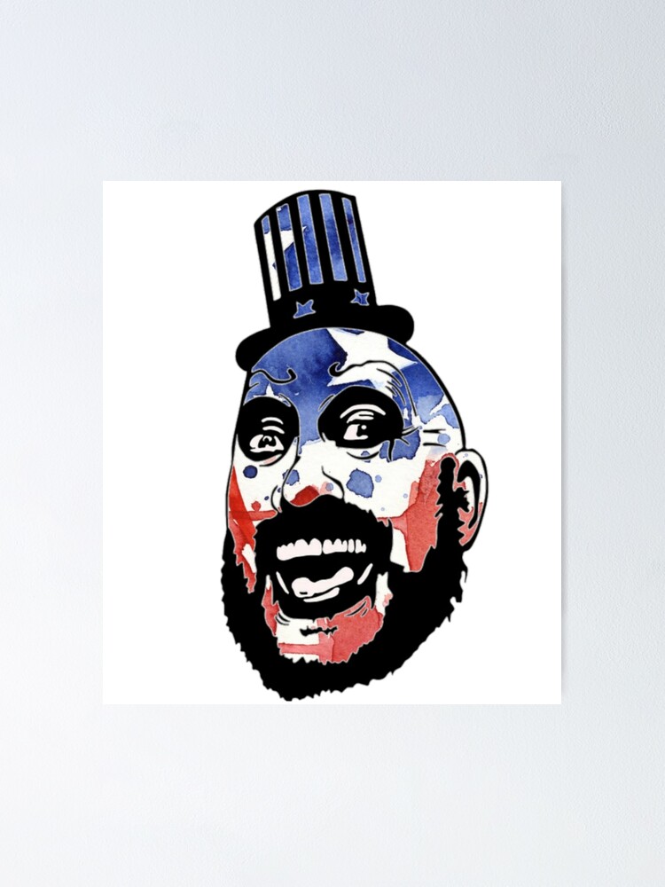 "Captain Spaulding " Poster by ShoppeMorbid | Redbubble