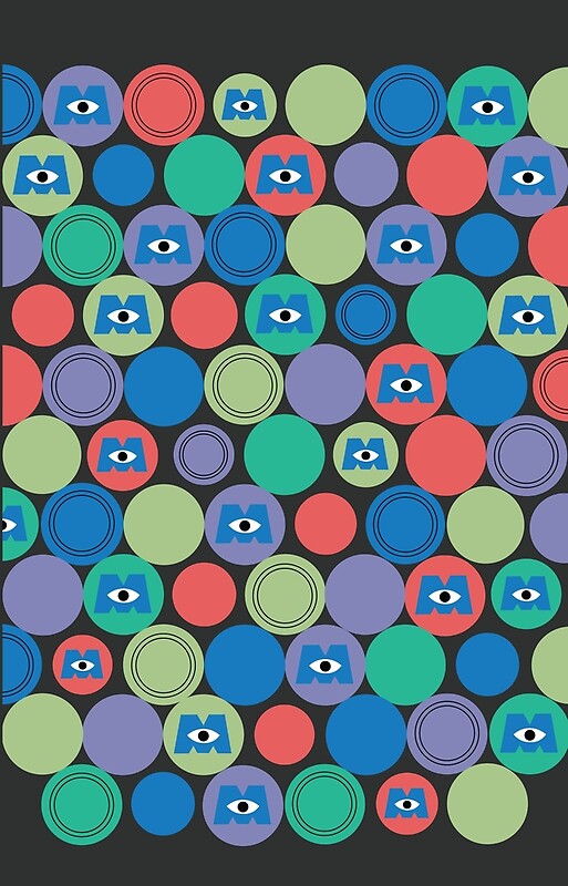 "Monster's Inc. Pattern" by christinativity | Redbubble