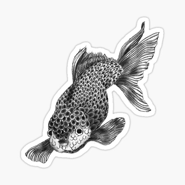 "Mr. Fish" Sticker for Sale by iseulgu | Redbubble