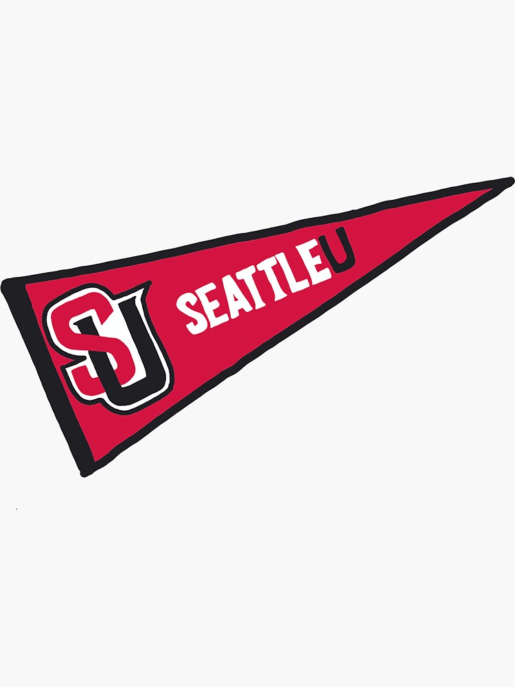 "Seattle University Pennant " Sticker for Sale by June716 | Redbubble
