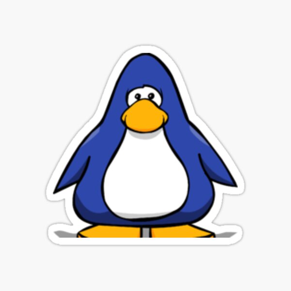 "Club Penguin: Dark Blue Penguin Sticker" Sticker by nsg1205 | Redbubble