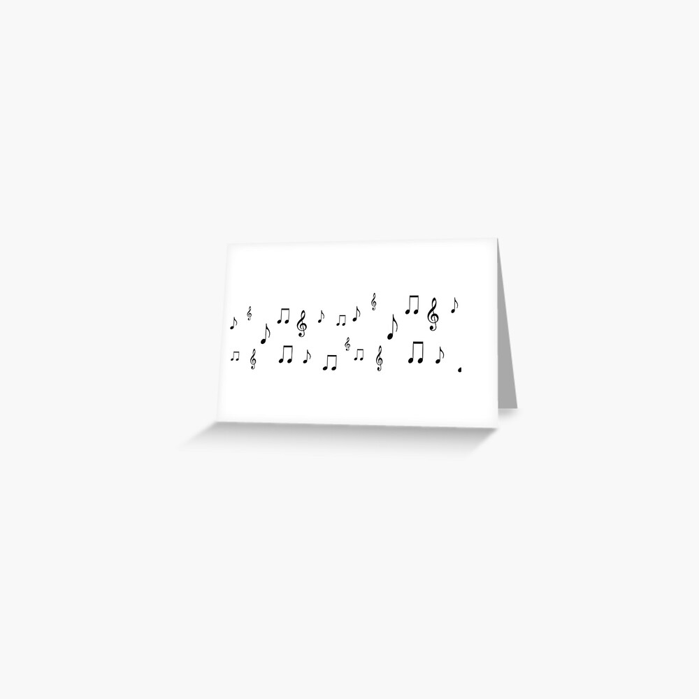 "musical notes pack" Greeting Card for Sale by lillikeydel | Redbubble