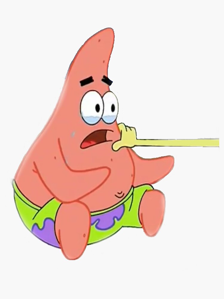 "Patrick crying" Sticker for Sale by siyakottamasu | Redbubble