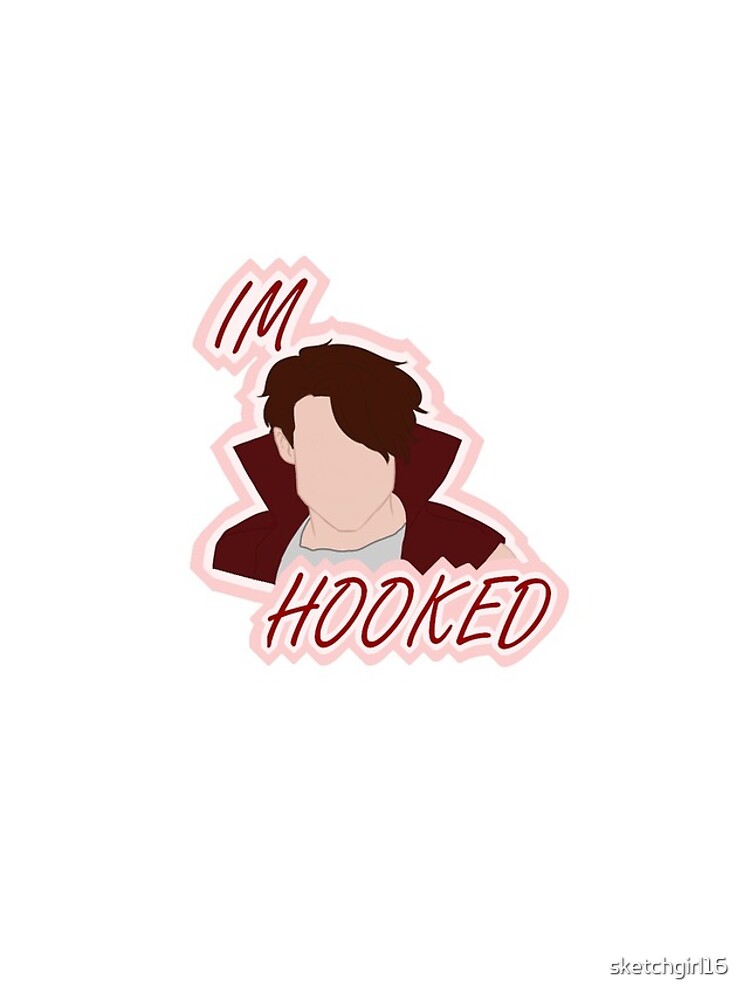 "Im Hooked harry hook design" iPhone Case for Sale by sketchgirl16 ...