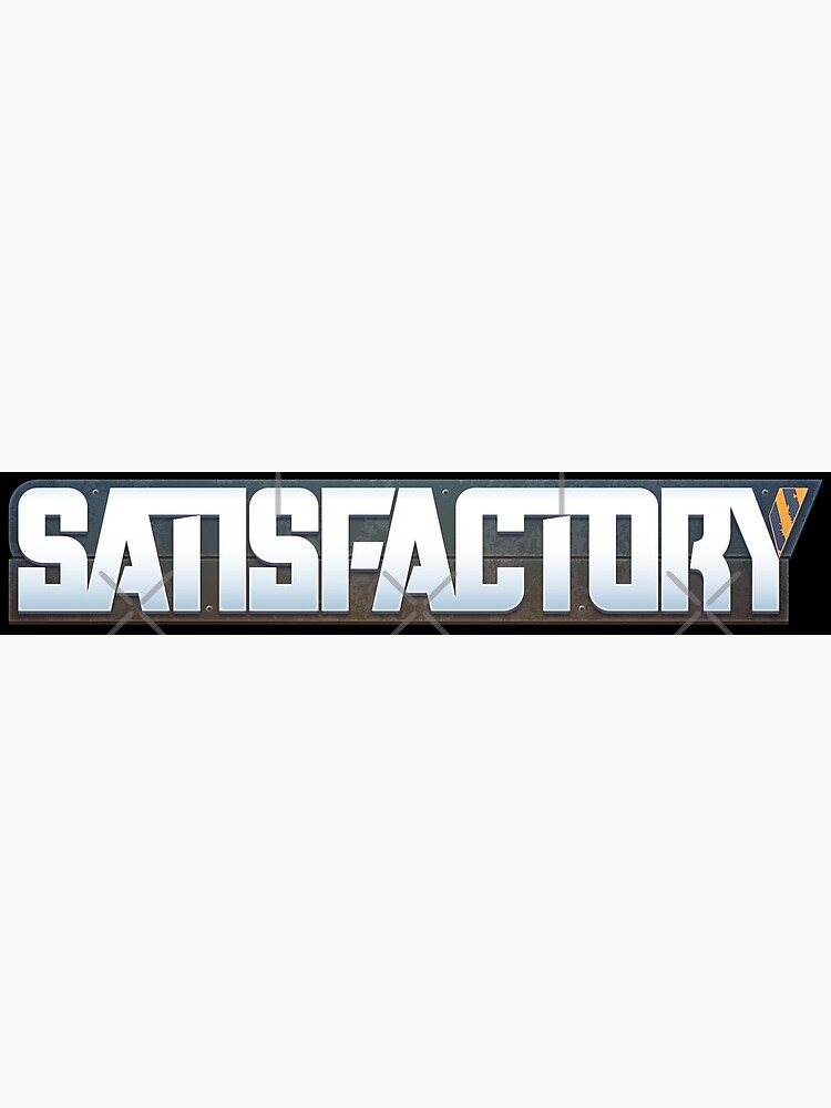 "Satisfactory-logo" Photographic Print by nelologi | Redbubble