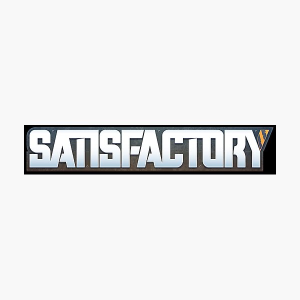 "Satisfactory-logo" Photographic Print by nelologi | Redbubble