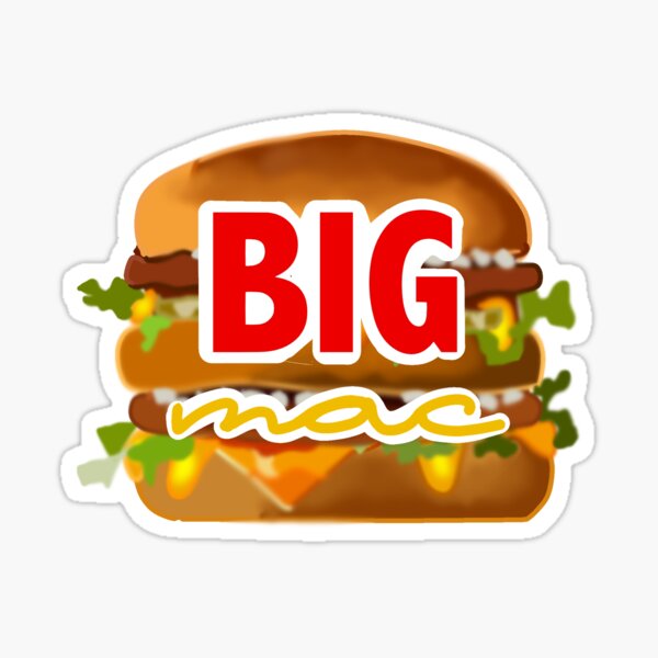 "Big Mac" Sticker for Sale by KatherineW21 | Redbubble