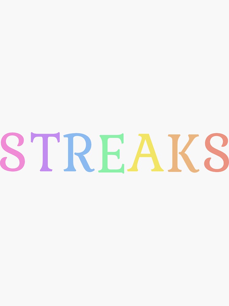 "Snapchat Streaks" Sticker for Sale by KayleeMadis0n | Redbubble